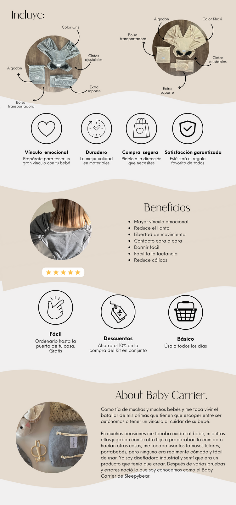 Cómo se usa el Baby Carrier de Sleepybear – Sleepybear Studio